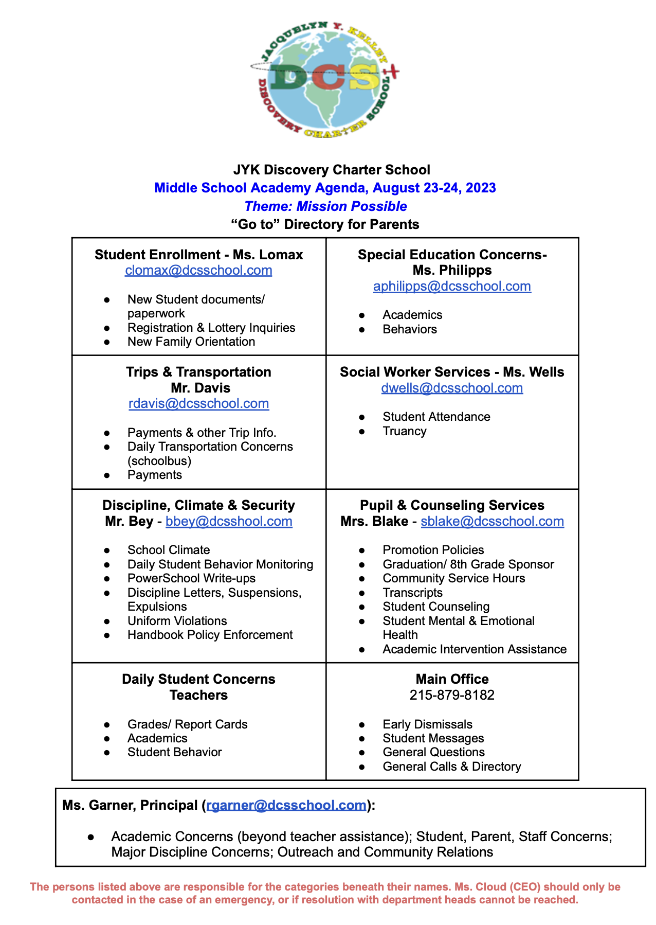 Programs & Resources – JYK Discovery Charter School